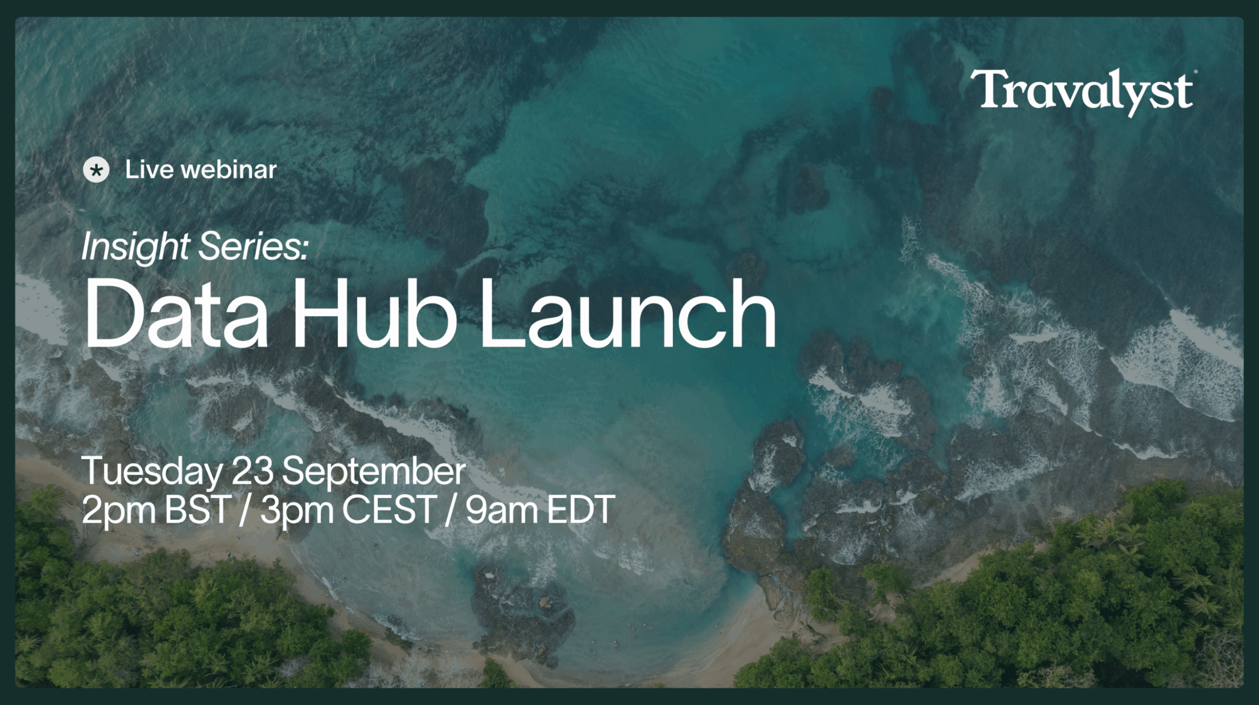 Insight Series: Data Hub Launch | webinar - Travalyst